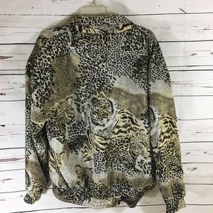 Fuda International | Jackets & Coats | Fuda International 0 Silk Animal ...